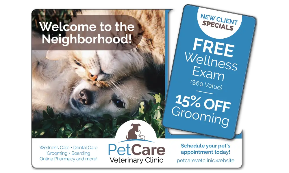 Plastic Postcards for Professional & Other Services